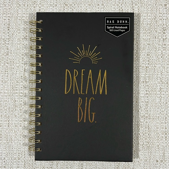 Rae Dunn | Office | Rae Dunn Dream Big Spiral Notebook Nwot | Poshmark